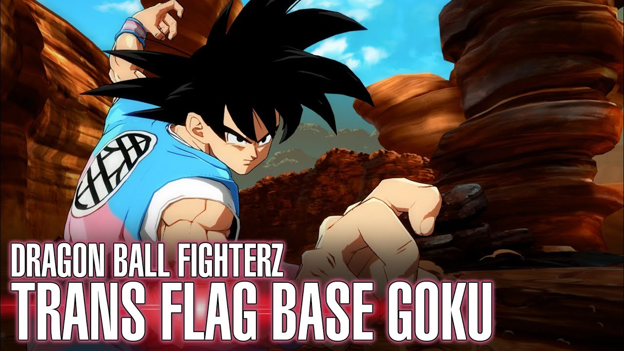 Trans Flag Base Goku mod - Dragon Ball FighterZ - YouTube