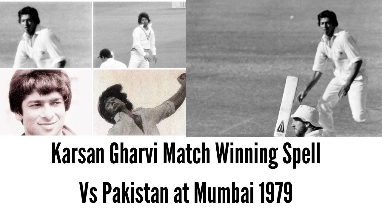 Karsan Gharvi's Match-Winning Spell vs. Pakistan, 3rd Test, Wankhede ...