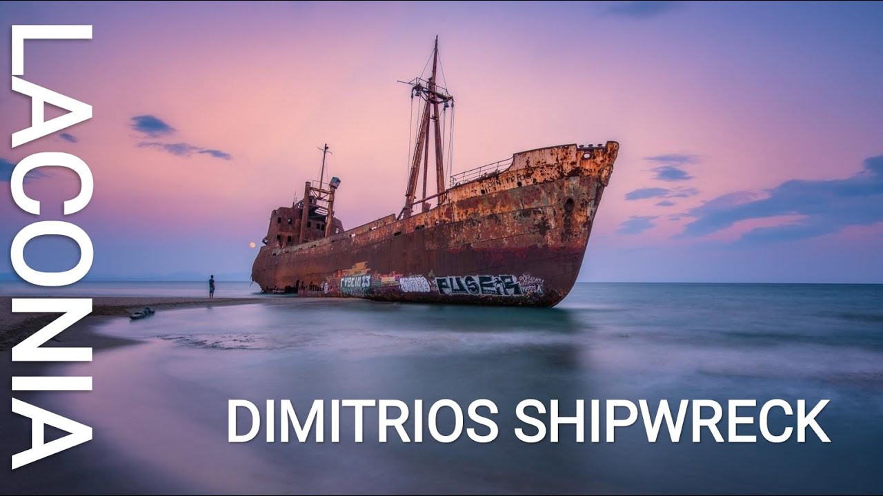 Dimitrios Shipwreck – Laconia | Greece [4K] - YouTube