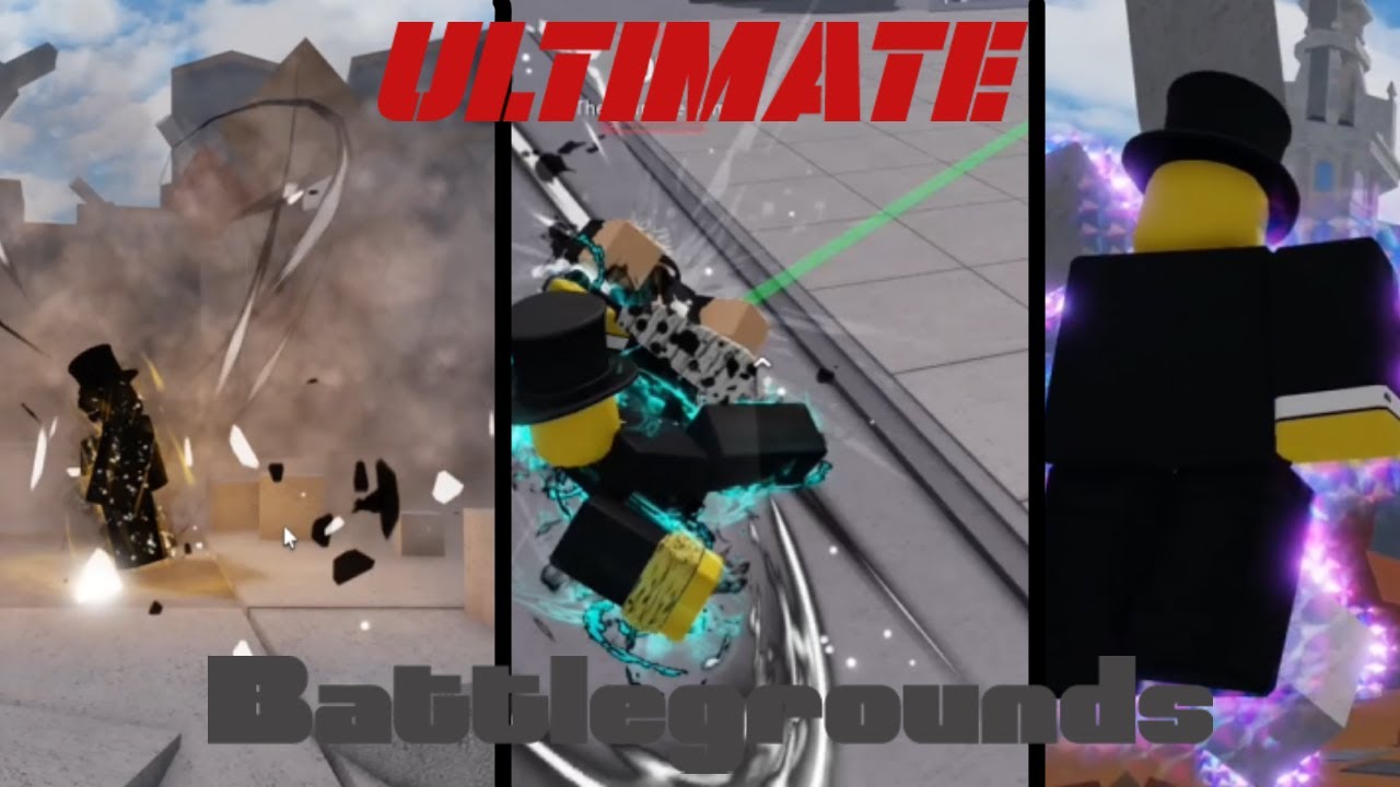 Ultimate animations and Cutscene moves in Ultimate Battlegrounds - YouTube