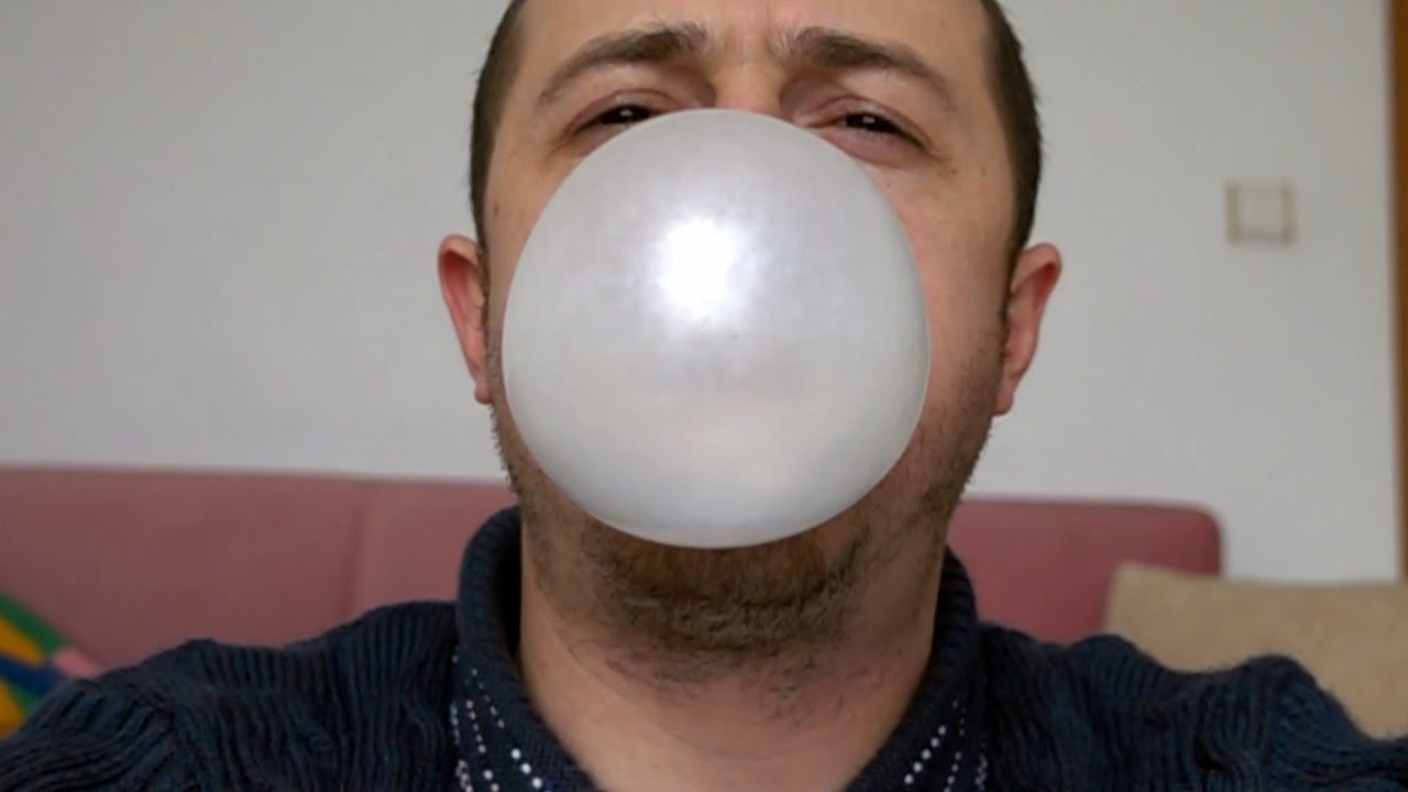 How to Make Chewing Gum Slow Motion 1000fps - YouTube