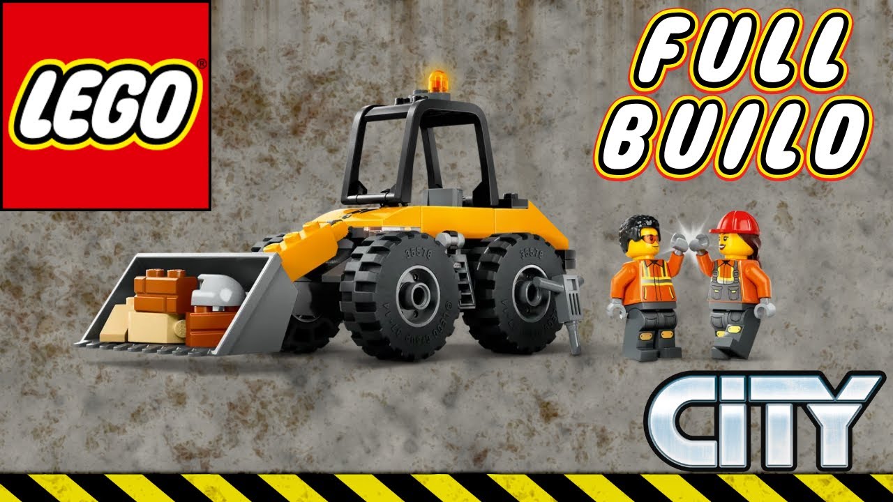 LEGO City Wheel Loader 🚜 Real-Time Build | Heavy Duty LEGO Fun! - YouTube