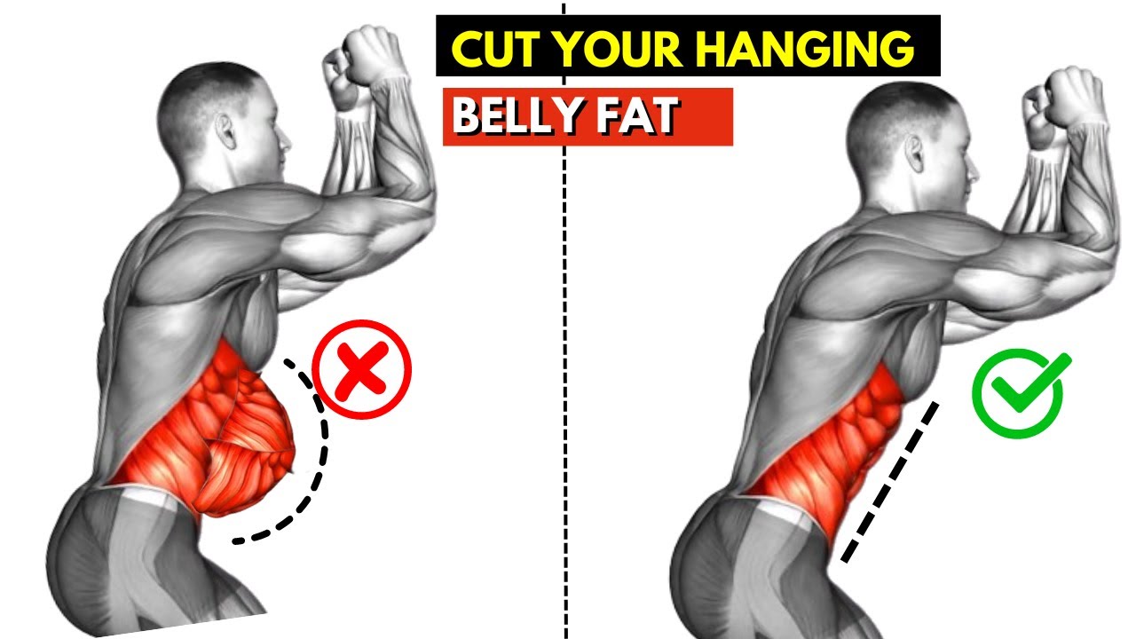 Burn Your Hanging Belly Fat with 10 Minute Workout - YouTube