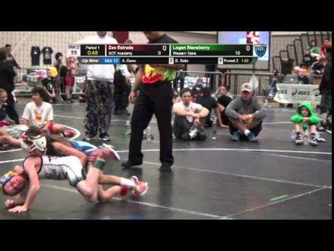 Dual #13 - 55 LBS - Zao Estrada (SOT Academy) vs. Logan Stansberry ...