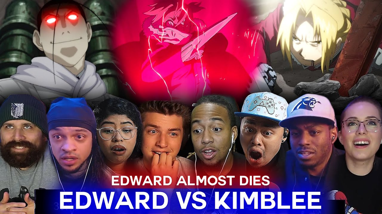 Edward vs Kimblee | FMAB Ep 41 Reaction Highlights - YouTube