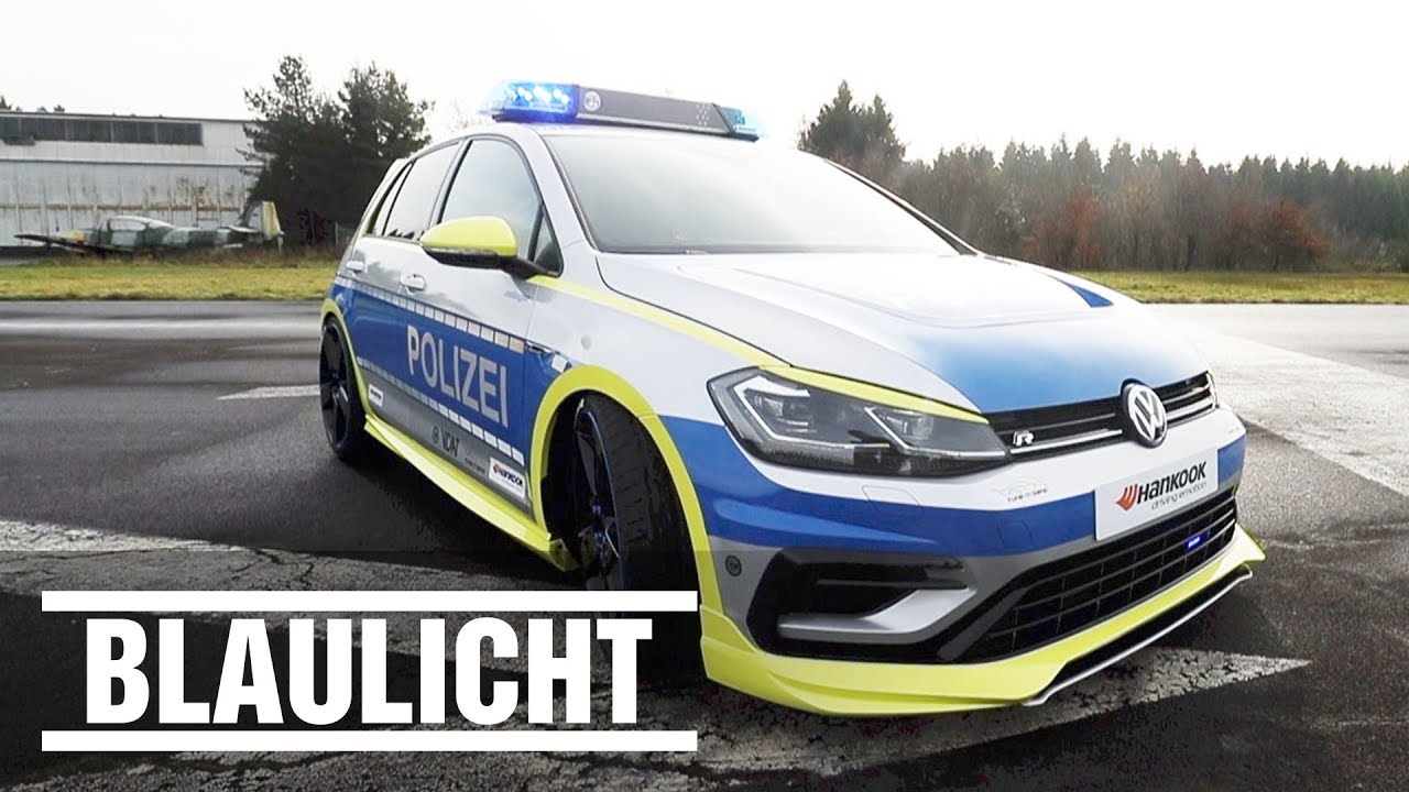 Ist dieser Golf R das neue Polizeiauto? Von 0 auf 100 in nur 3,6 ...