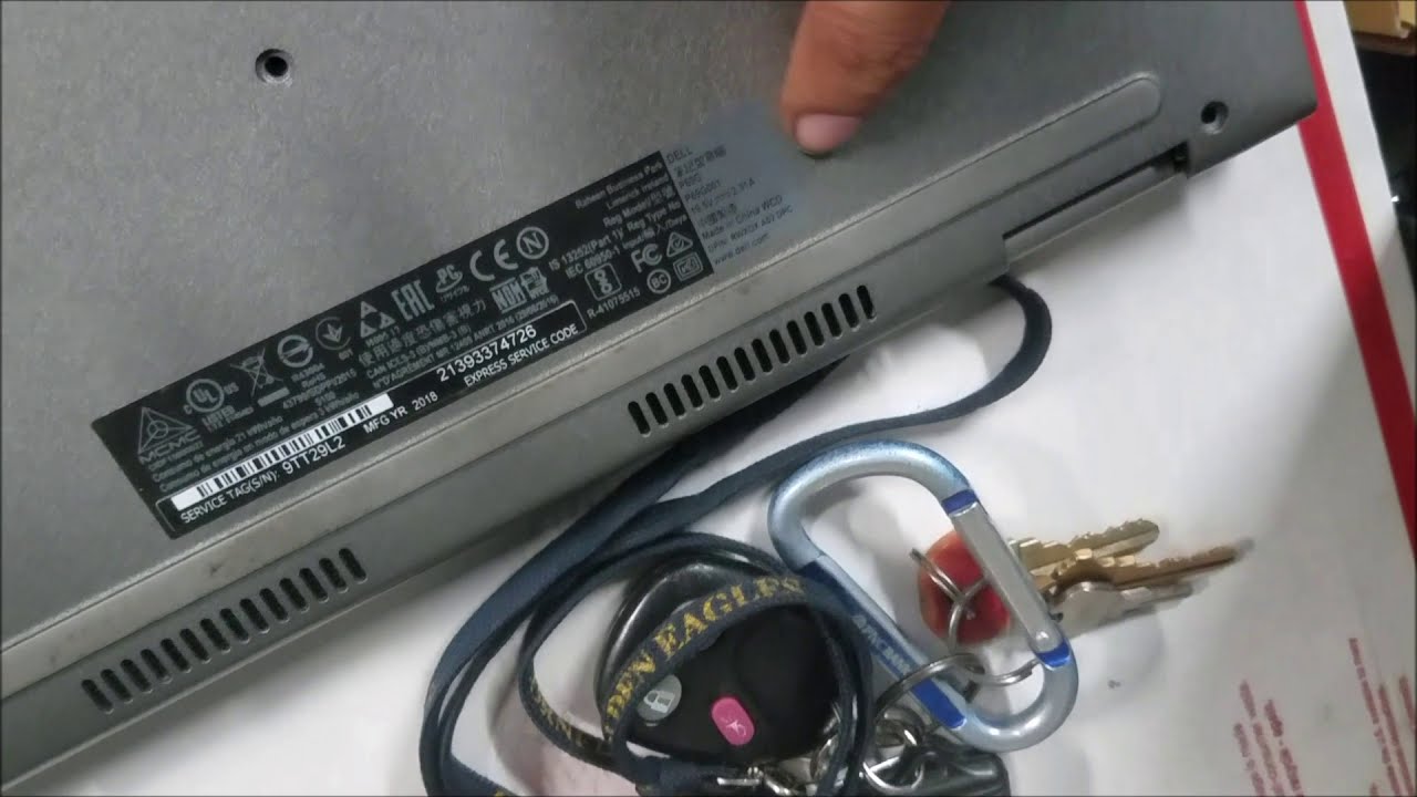 dell netbook P69G battery replacement - YouTube