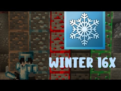 Winter 16x MCPE texture pack | FPS friendly - YouTube