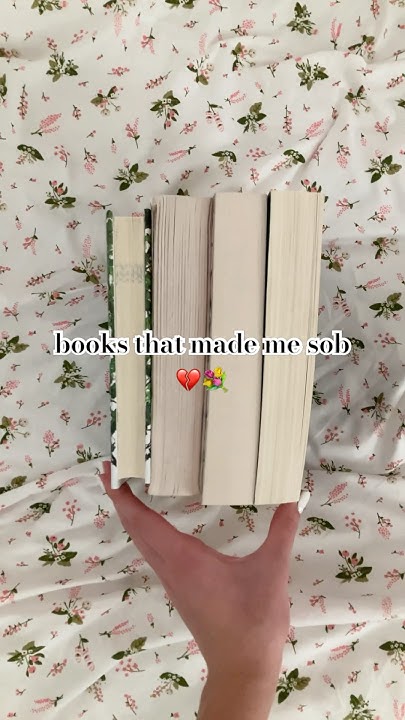 these books made me cry. 📚💔#books #booktube #booktok - YouTube