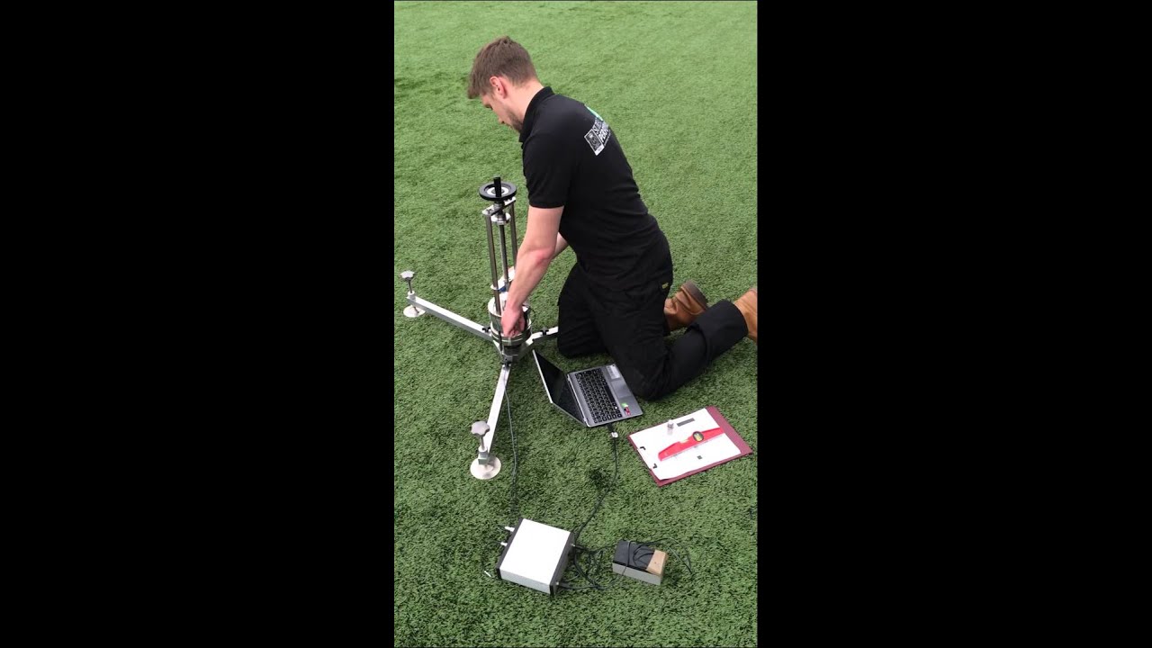 3G pitch testing FIFA Test Method 04a & FIFA Test Method 05a - YouTube