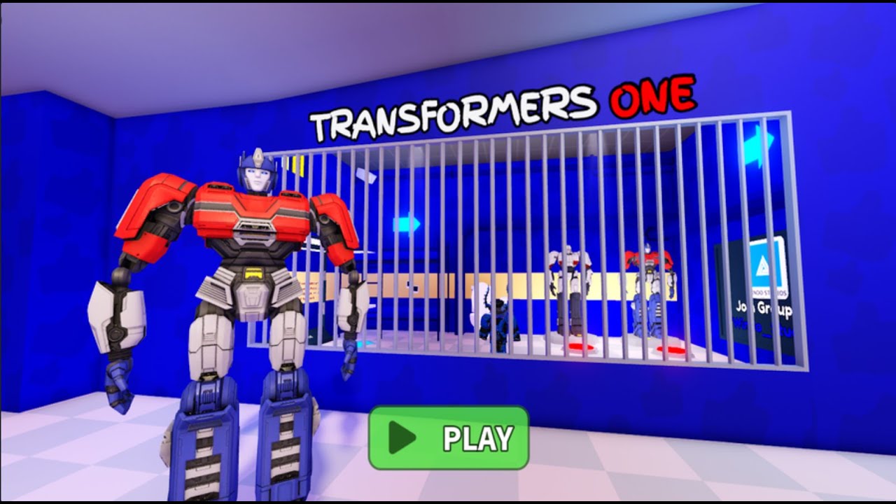 TRANSFORMERS ONE BARRY'S PRISON RUN! - OBBY! - YouTube