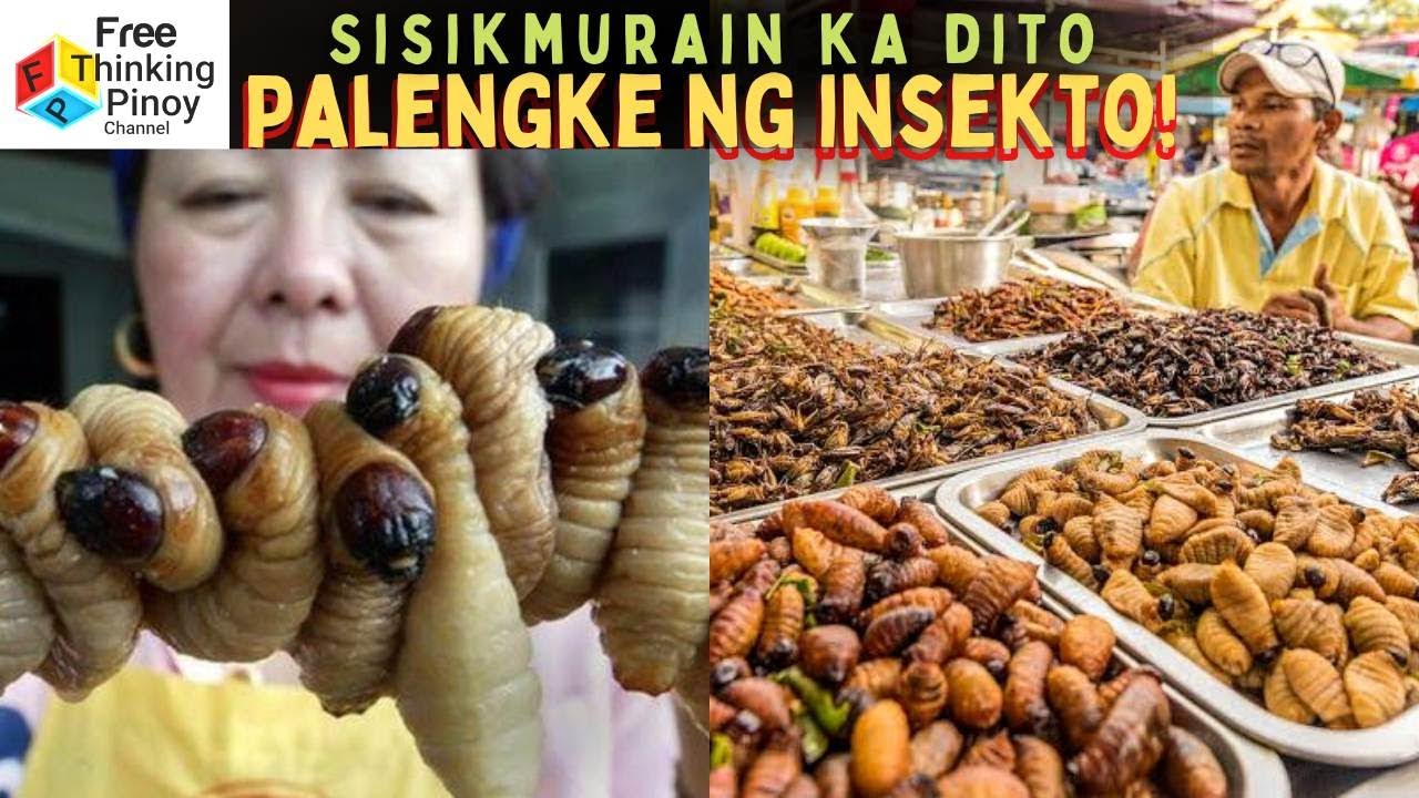 GRABE!! Uod, Tarantula at Insekto na BINIBENTA sa Street Food Market ...