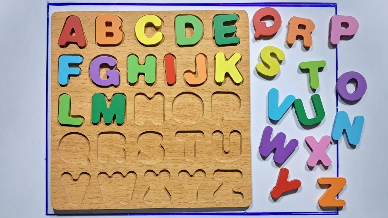 ABCD Puzzle Colour Learning Video for Kids | ABCD Colour Puzzle Game ...