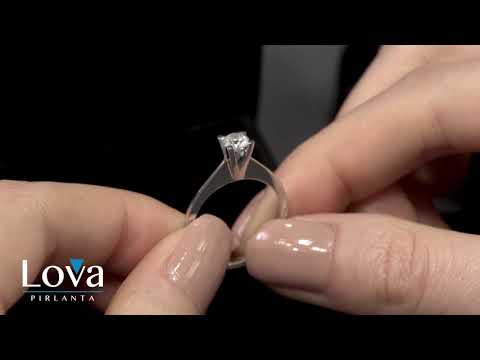 Lova Pırlanta - 0,50 Karat Pırlanta Tektaş Yüzük - 1060004