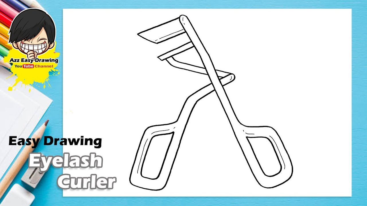 Easy Drawing Eyelash Curler - YouTube