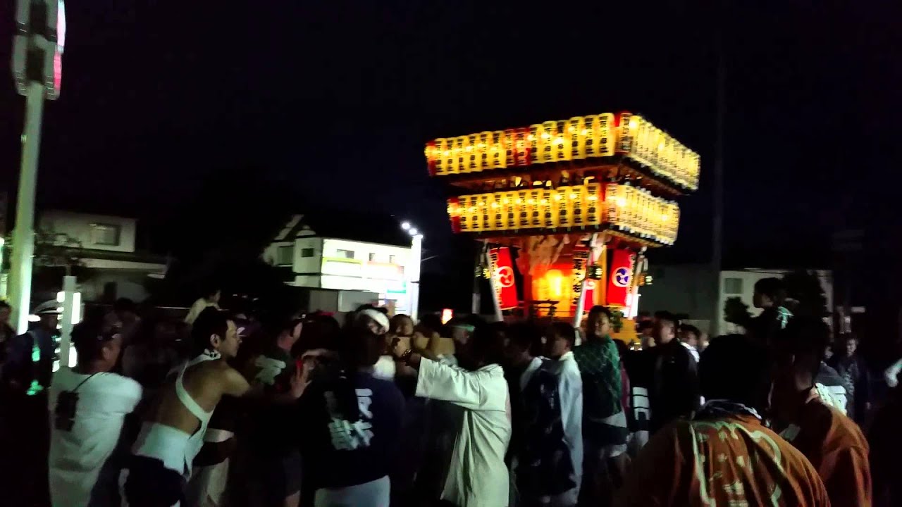 平成27年 海老名市 諏訪神社祭礼4―2 - YouTube