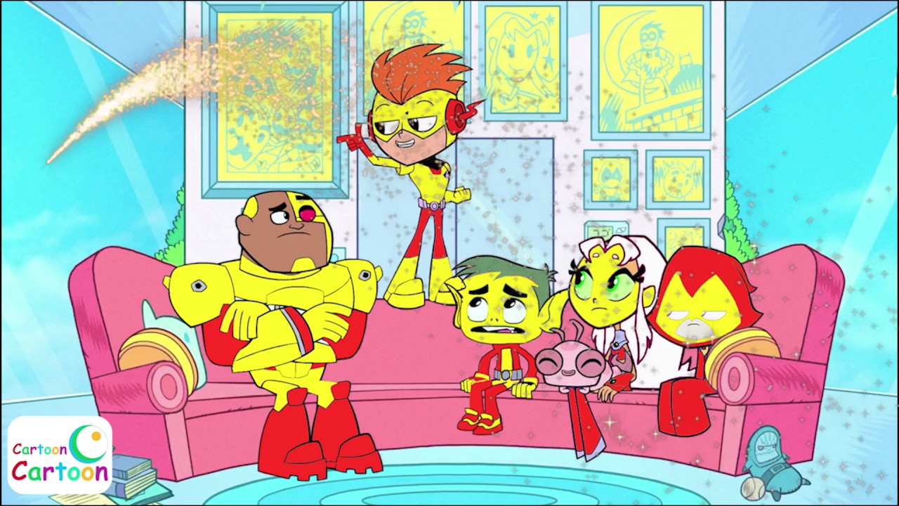 Teen Titans Go! Color Swap Transforms Raven Starfire Flash | Moon Color ...