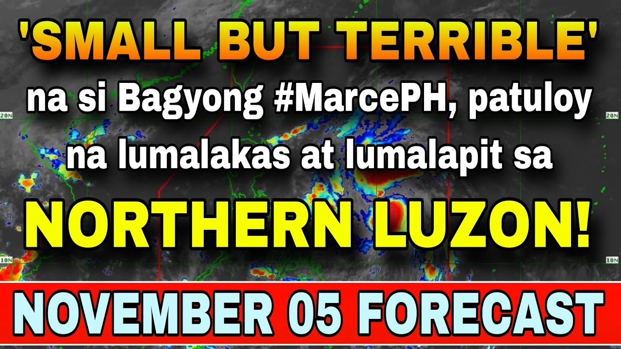 SIGNAL NO.1, ITATAAS NA DAHIL KAY BAGYONG MARCE! 😱⚠️ | WEATHER UPDATE ...