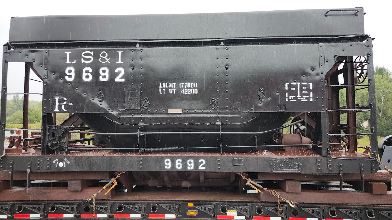 Preparing for and hauling our new Ore Car - YouTube