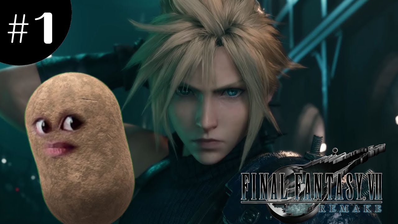 A Potato Plays Final Fantasy 7 Remake Pt. 1 | Everyone looks beautiful ...