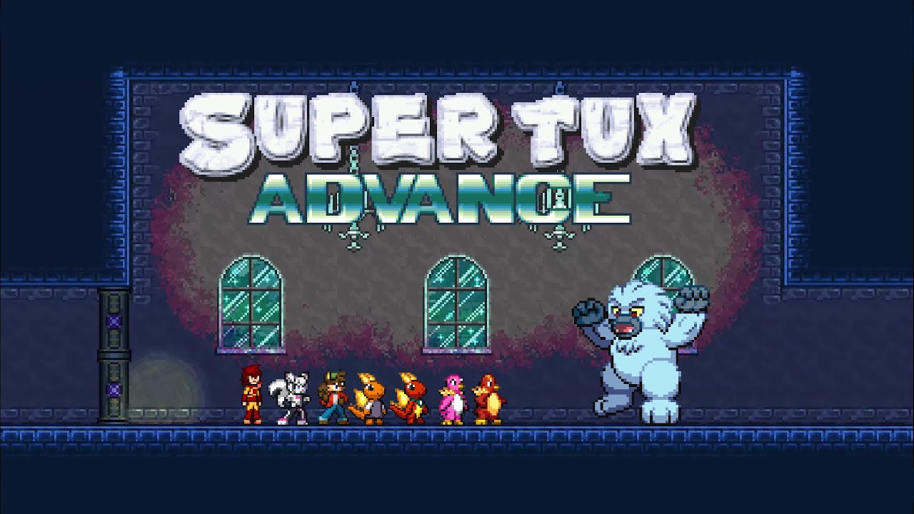 SuperTux Advance - Yeti Boss Fight With All Characters (Outdated) - YouTube