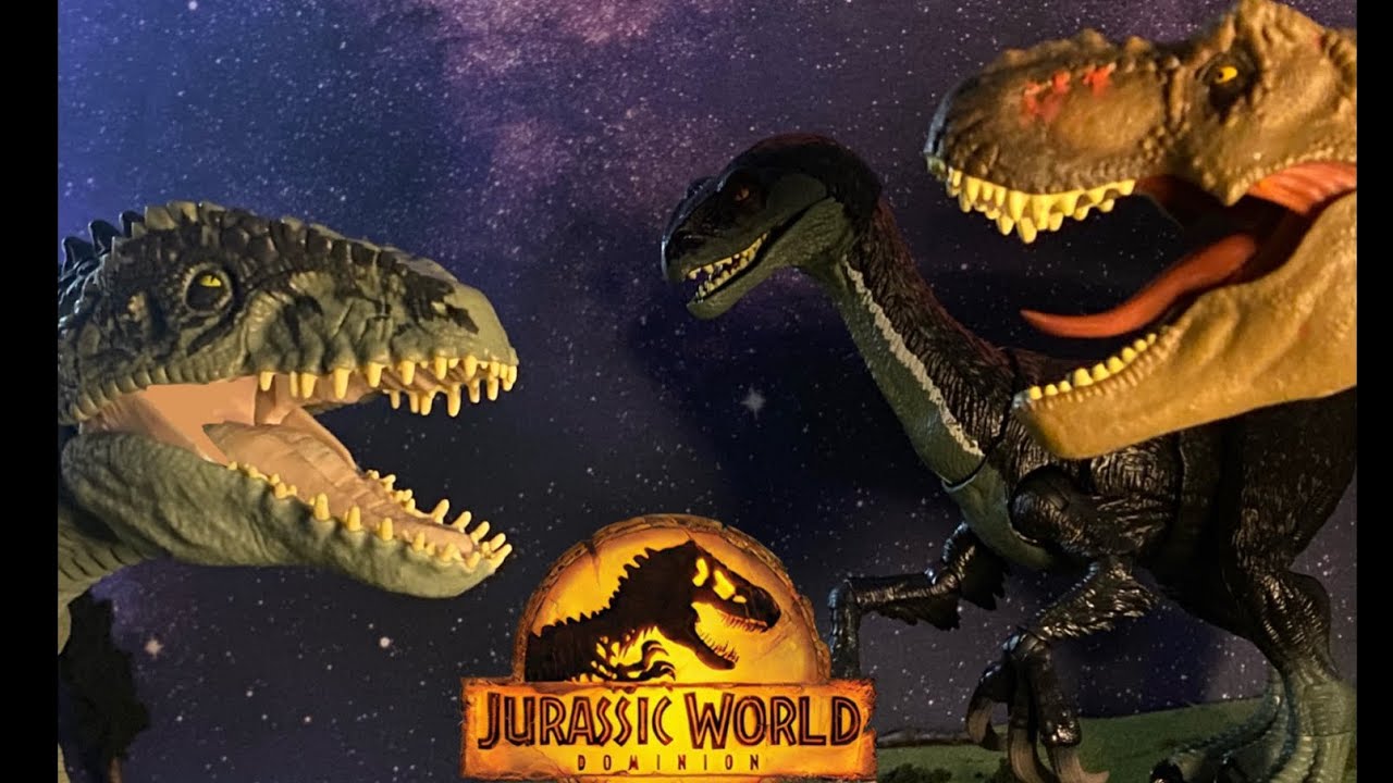 Jurassic world dominion giga vs t-rex vs Therizinosaurus final battle ...