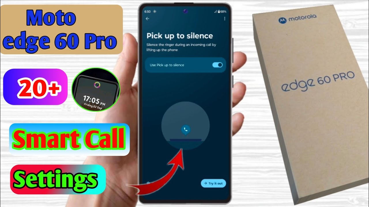 how to smart call in motorola edge 60 pro | motorola edge 60 pro smart ...