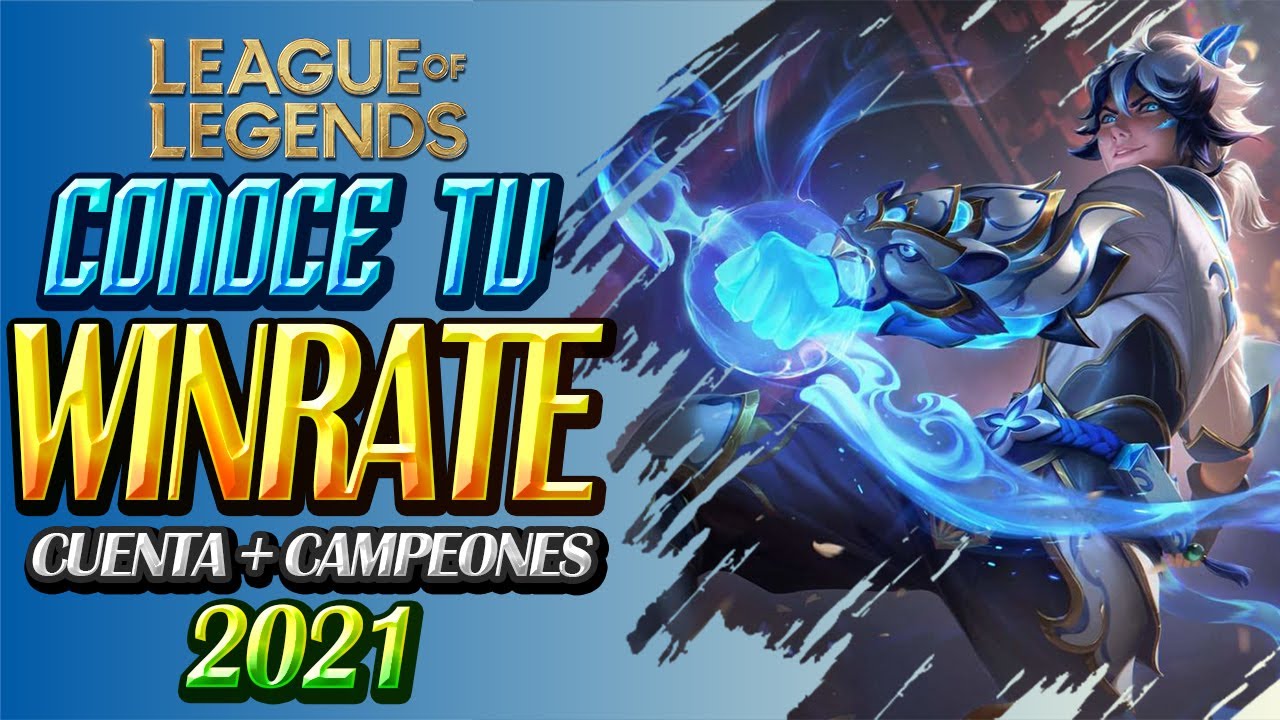 Como Saber mi WINRATE LOL 🤔 - YouTube