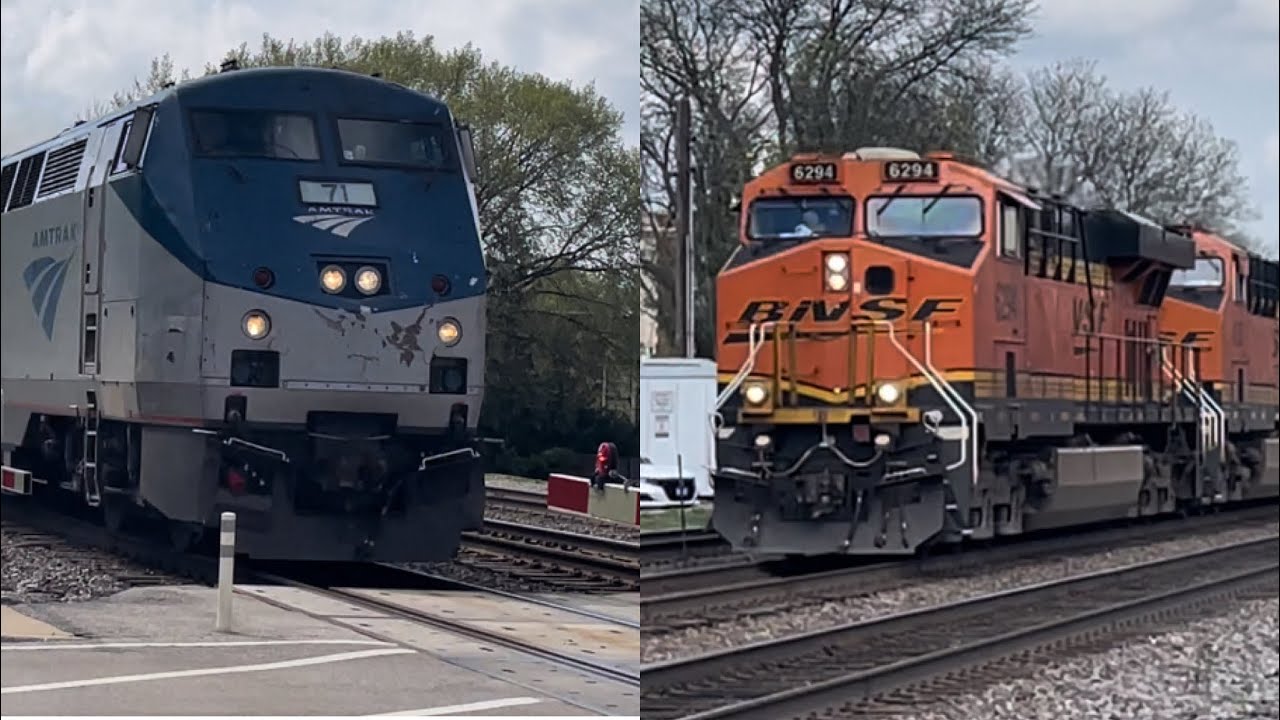 Grab Bag Train Action Today Amtrak Metra Screaming Z Freight 6 DPU’s ...