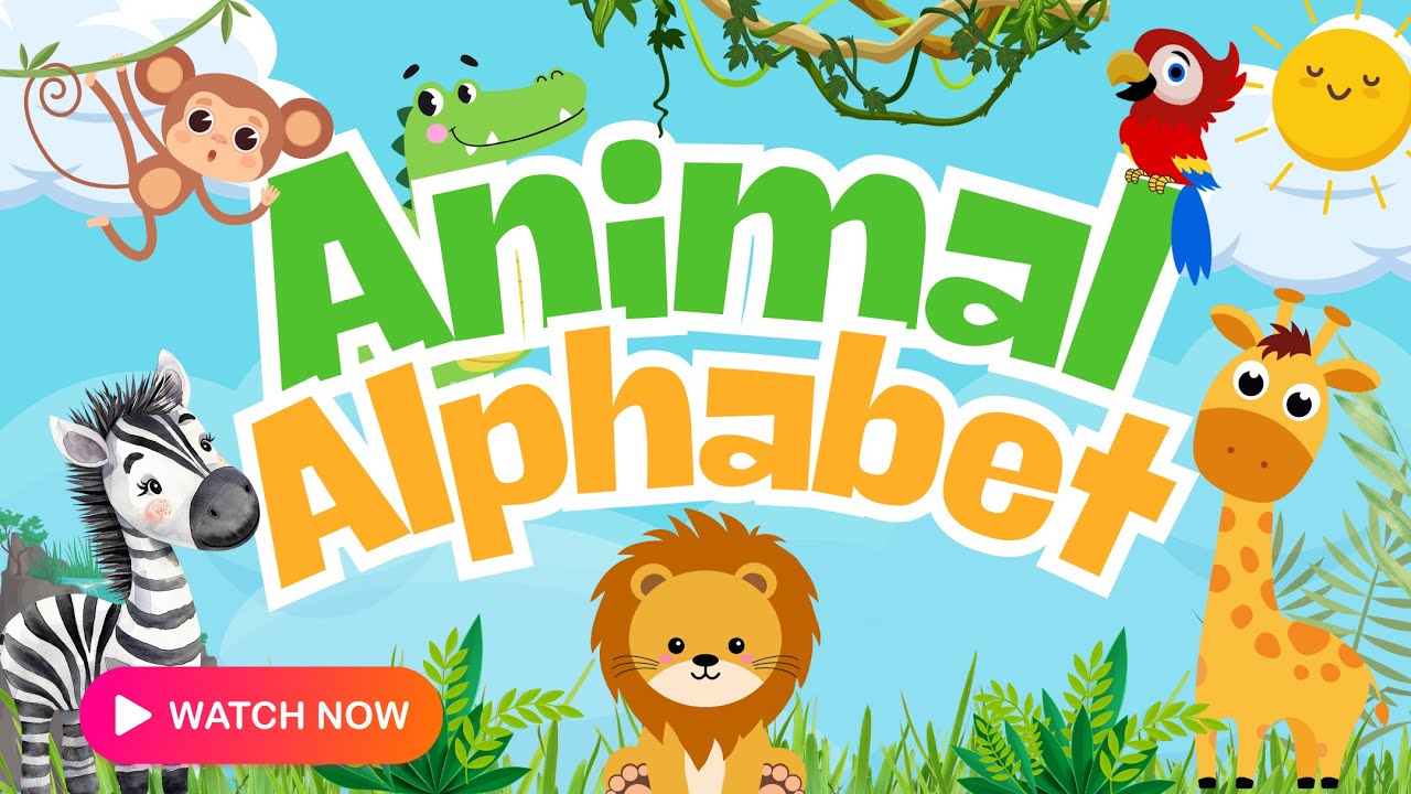 Animal Alphabet for Kids 🐒🦁🐘 | A to Z Real Animal Videos & Sounds - YouTube
