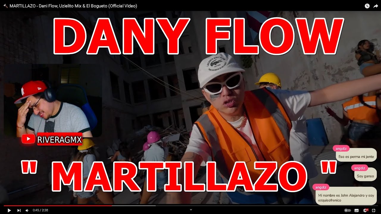 REACCION - DANI FLOW - MARTILLAZO - YouTube