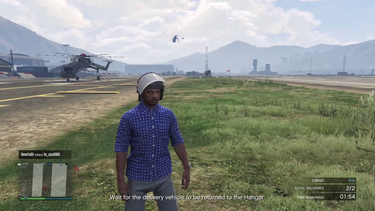 Grand Theft Auto V online smugglers run hangar sell mission. - YouTube