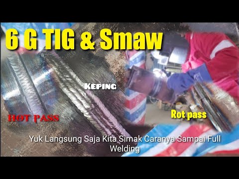6G Smaw test welding TIG & STICK - YouTube