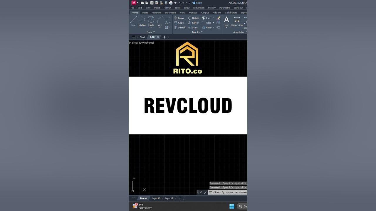 22.REVCLOUD - AUTOCAD COMMAND - YouTube
