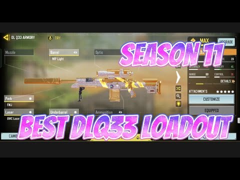 Fastest DLQ33 Gunsmith attachment in cod Mobile the king of Sniper Call ...