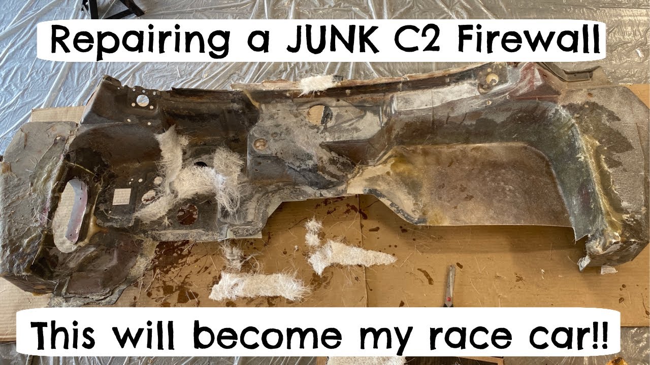 Rebuilding a C2 Corvette Firewall. More Fiberglass Work!! - YouTube