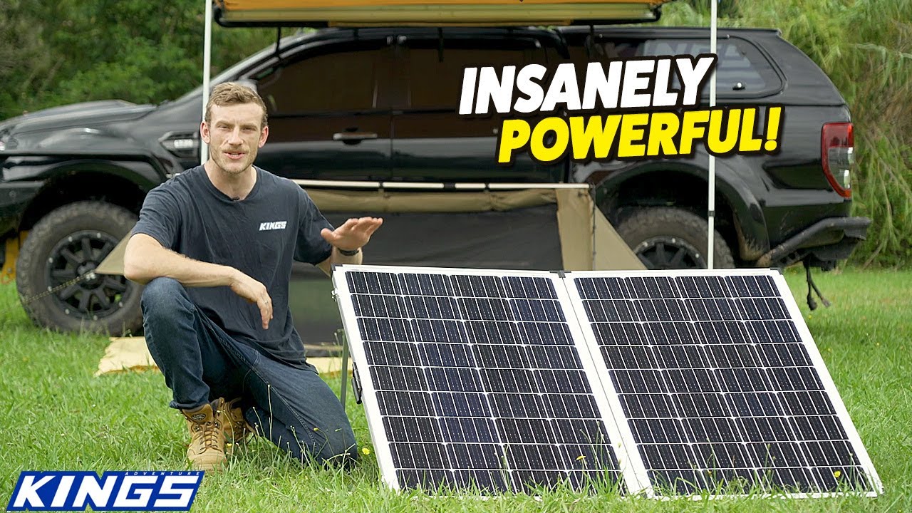 Kings Premium 250W Folding Solar Panel with MPPT Regulator Features ...