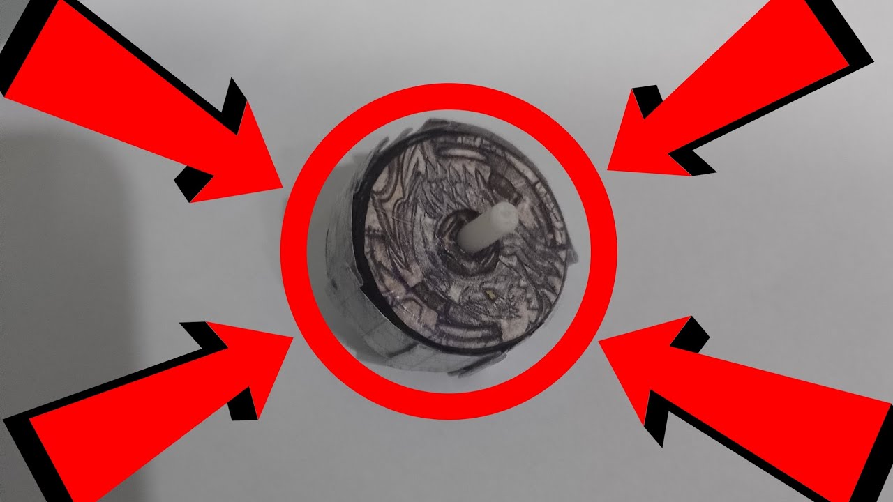 cómo hacer un mini beyblade facil ️🕳️⬅️ - YouTube