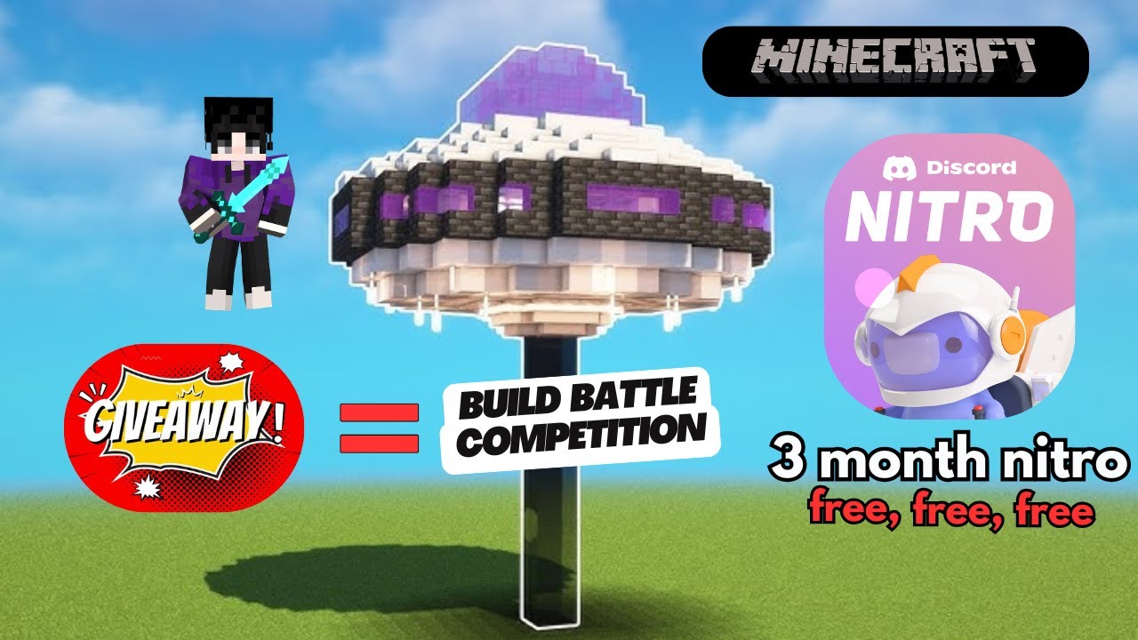 "Epic Minecraft Build Battle for Nitro! 3 Months FREE - LIVE" (Day 3 ...