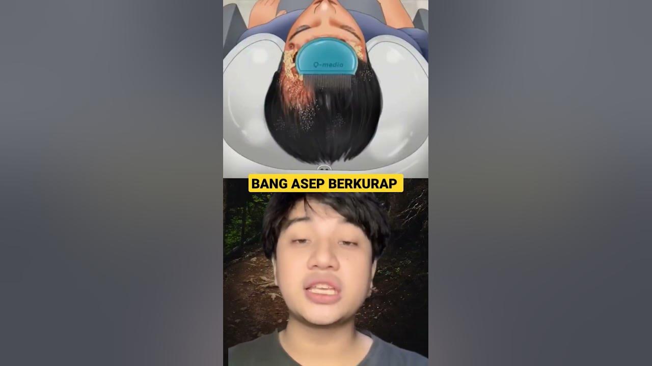 BANG ASEP BERKURAP KEPALANYA #viral #shortsviral - YouTube