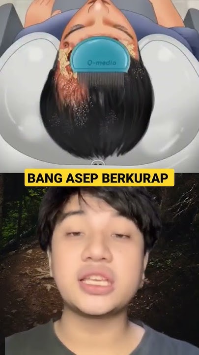 BANG ASEP BERKURAP KEPALANYA #viral #shortsviral - YouTube