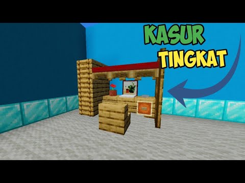 Cara Membuat Kasur Tingkat Di Mcpe | Minecraft Tutorial - YouTube