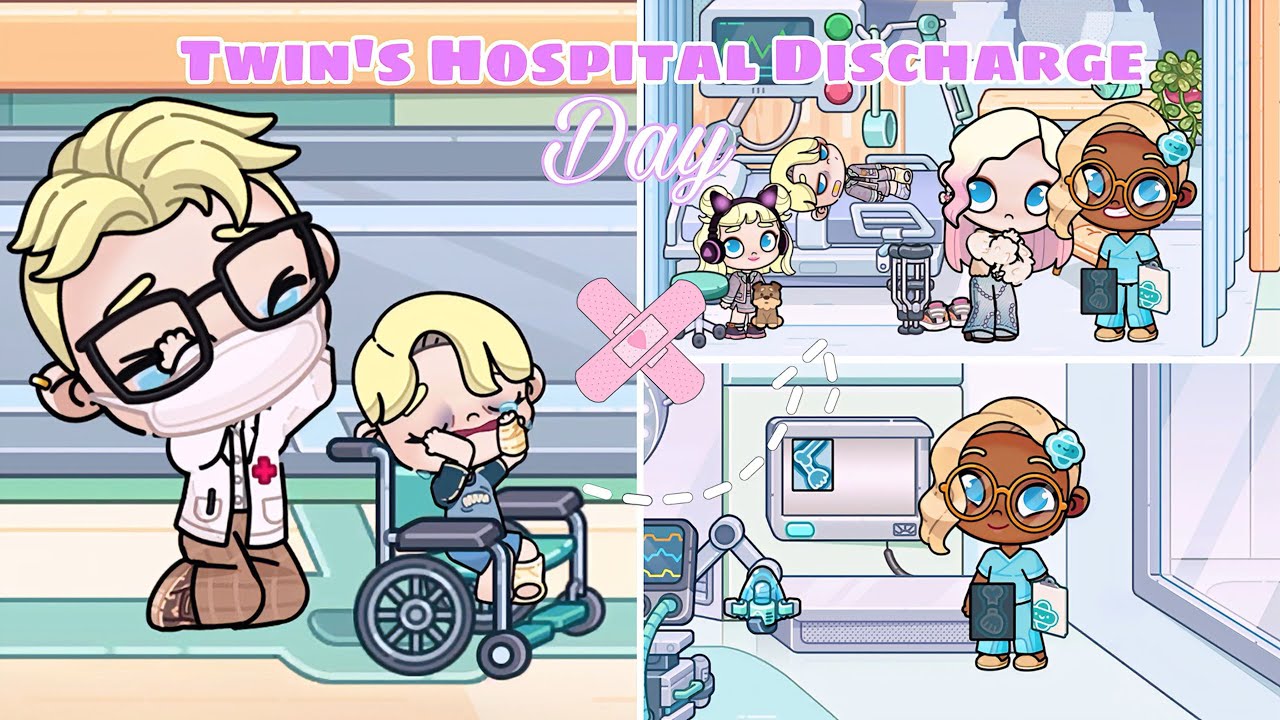 Twin's Hospital Discharge Day | Avatar World | Routine 🥳💖 - YouTube