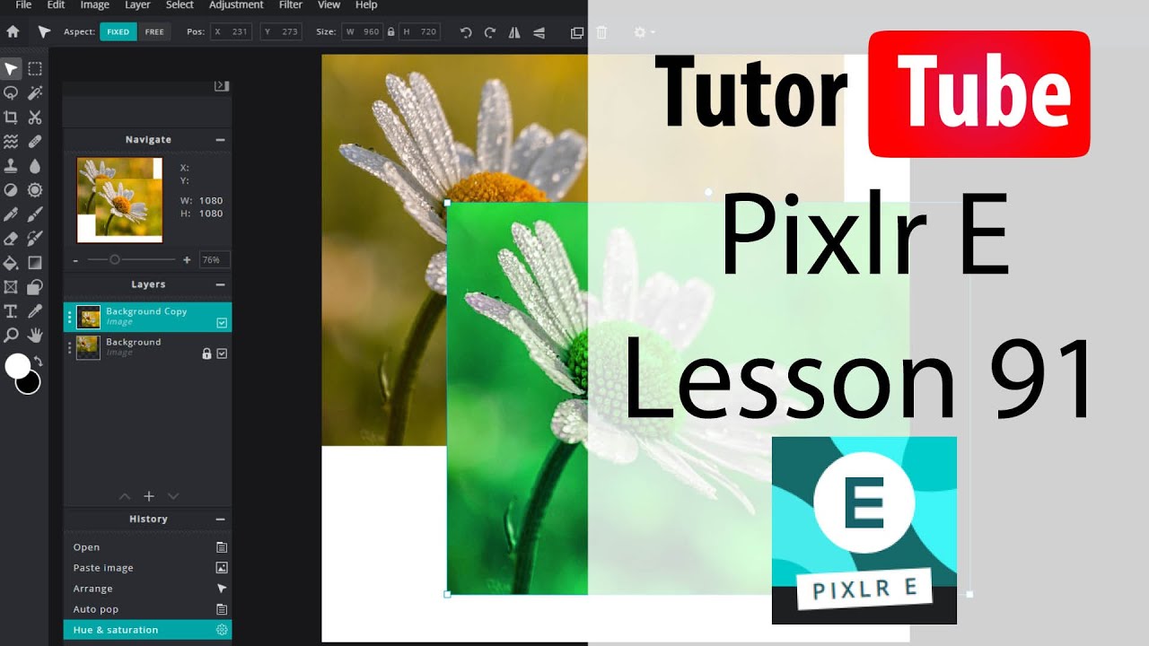 Pixlr E Tutorial Lesson 91 Outer Glow YouTube Pixlr E Tutorial Lesson 91 Outer Glow YouTube