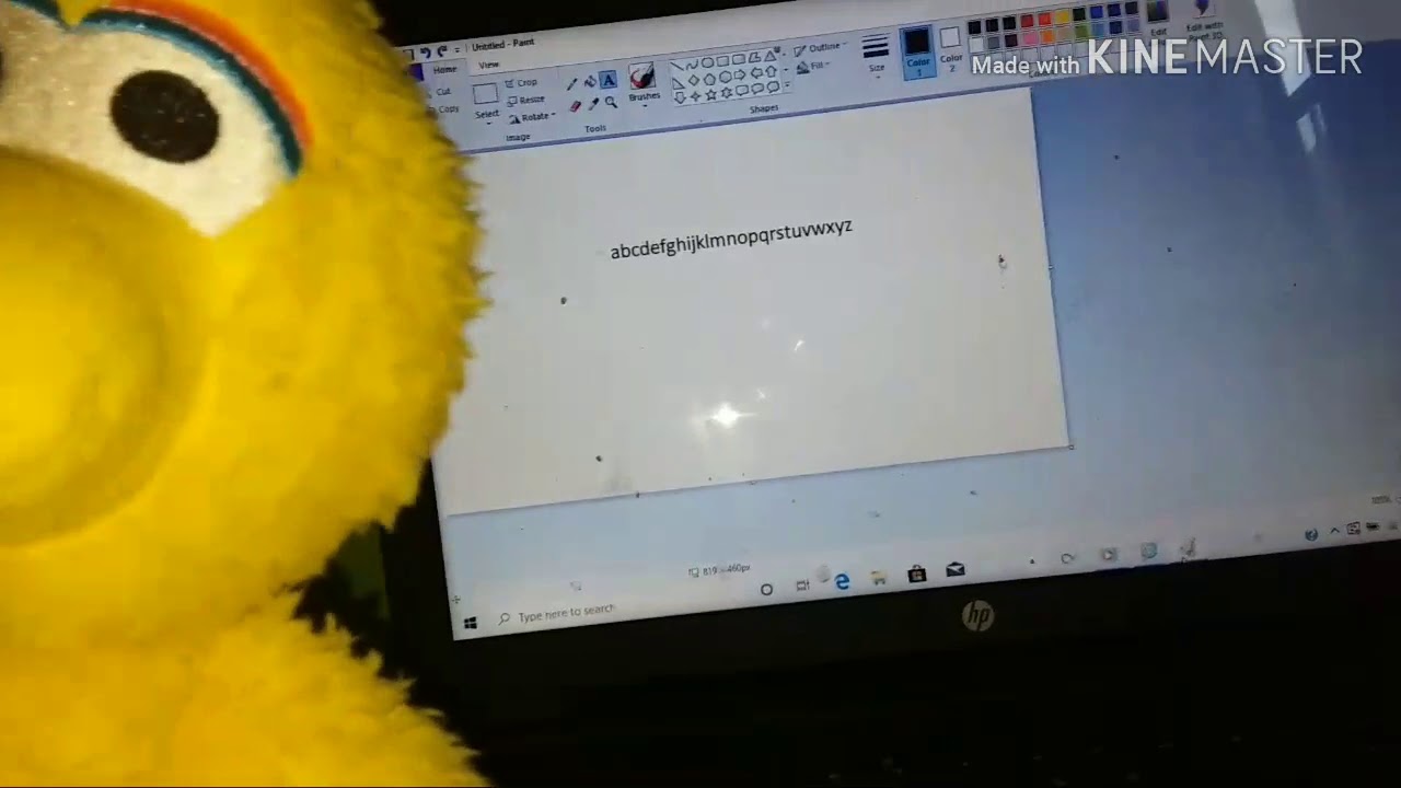 Big Bird sings ABCDEFGHI - YouTube