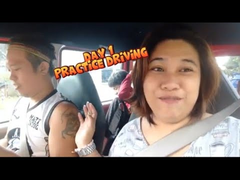 DAY 1 - PRACTICE DRIVING USING OUR CAMPER MINI VAN | bini road trip ...
