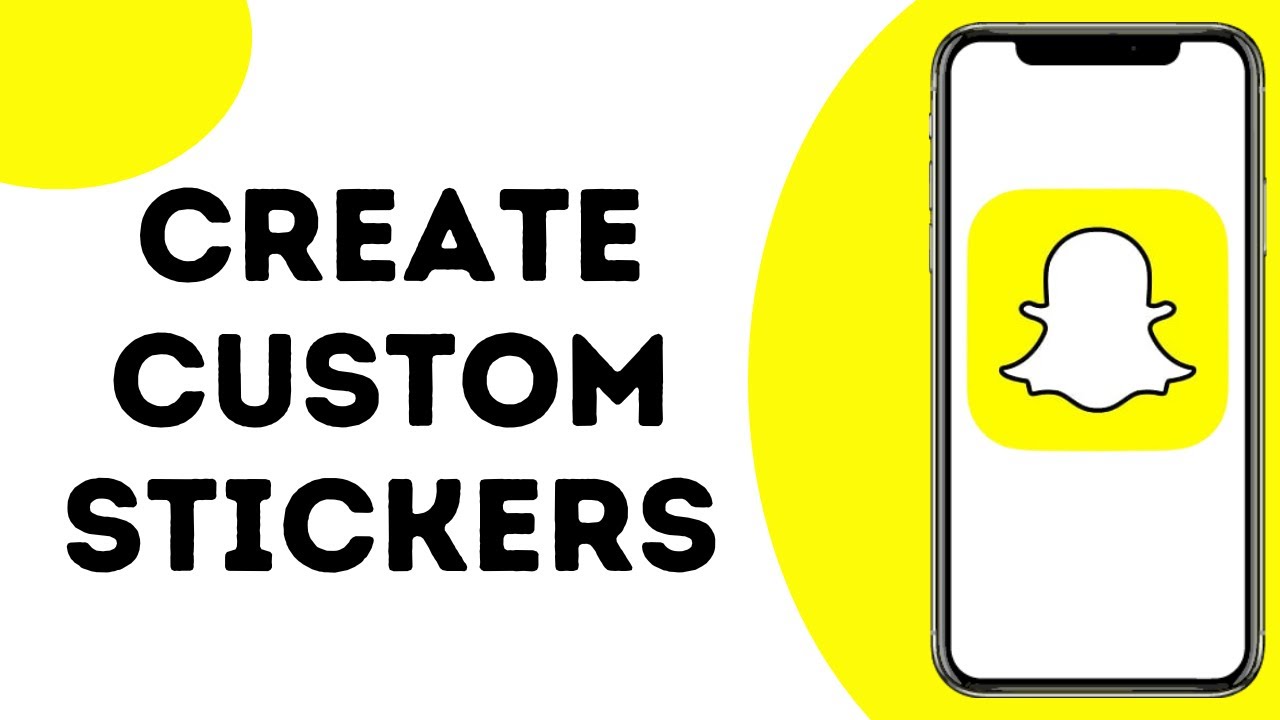 How to create stickers on Snapchat ? - YouTube
