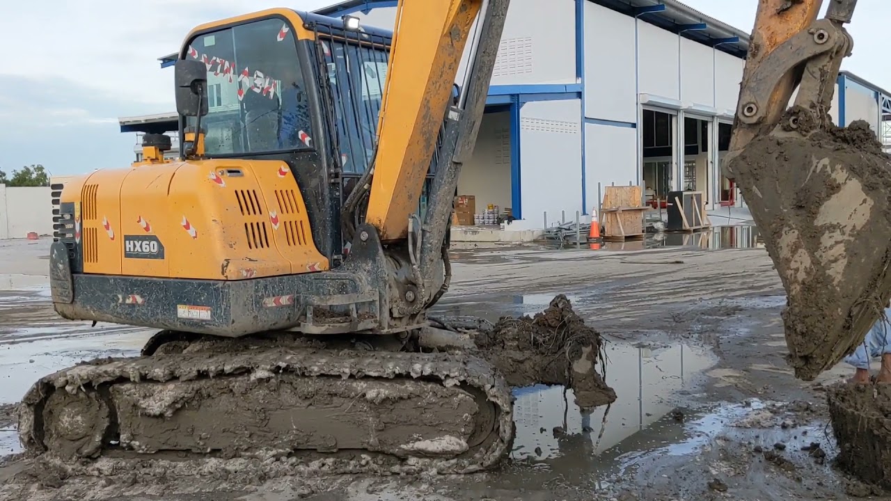 Clearing and Sand filling - YouTube