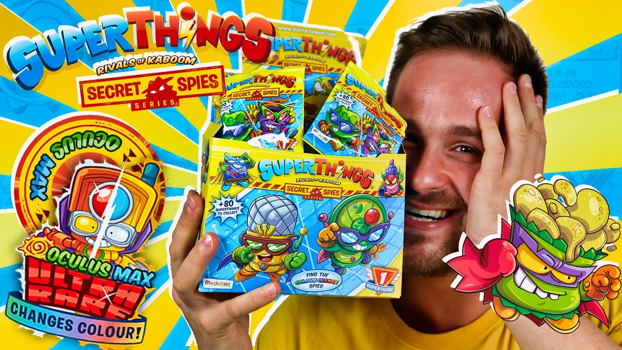 SuperThings Secret Spies Series UNBOXING NUEVA CAJA 50 SOBRES Series 6 ...