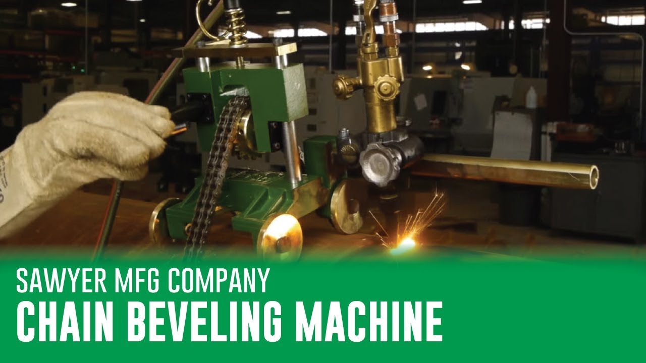 Learn More - CHAIN BEVELING MACHINE - YouTube